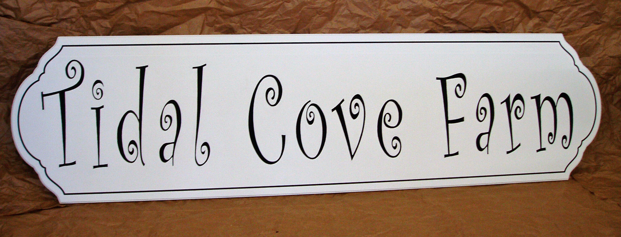 Tidal Cove Farm - Creative Carved Signs
