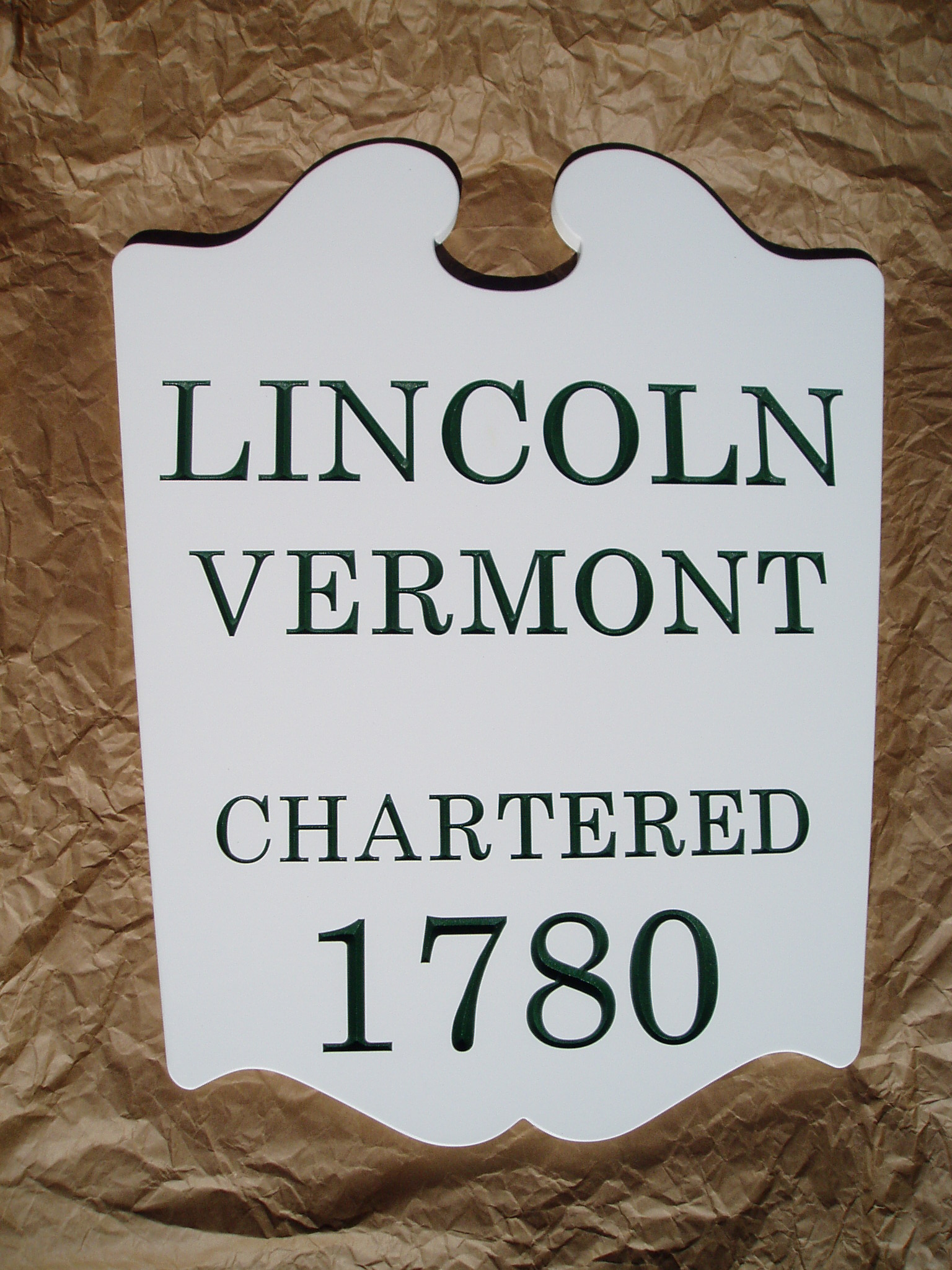 Lincoln Vermont - Creative Carved Signs