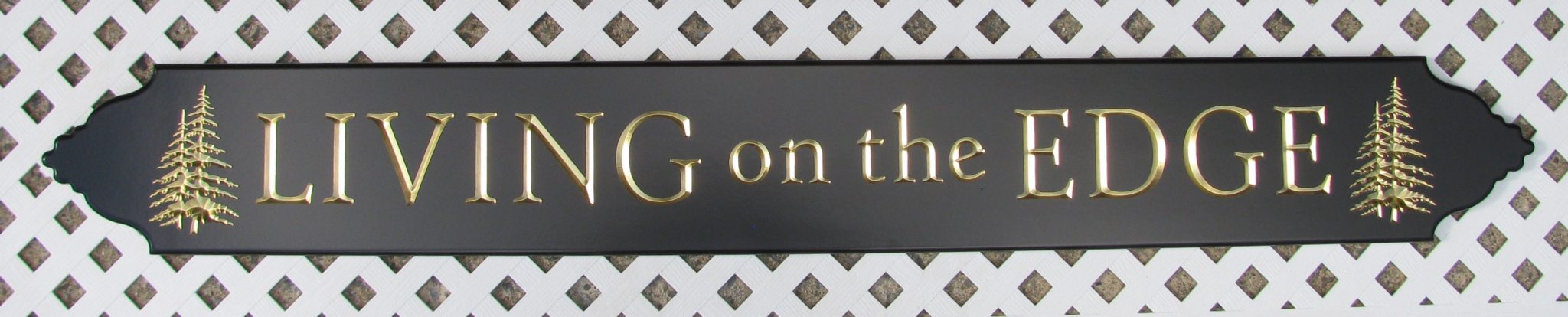 Living on the Edge - Creative Carved Signs