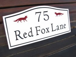 Red Fox Lane - Creative Carved Signs