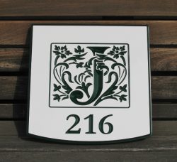 216 Address Sign - Creative Carved Signs